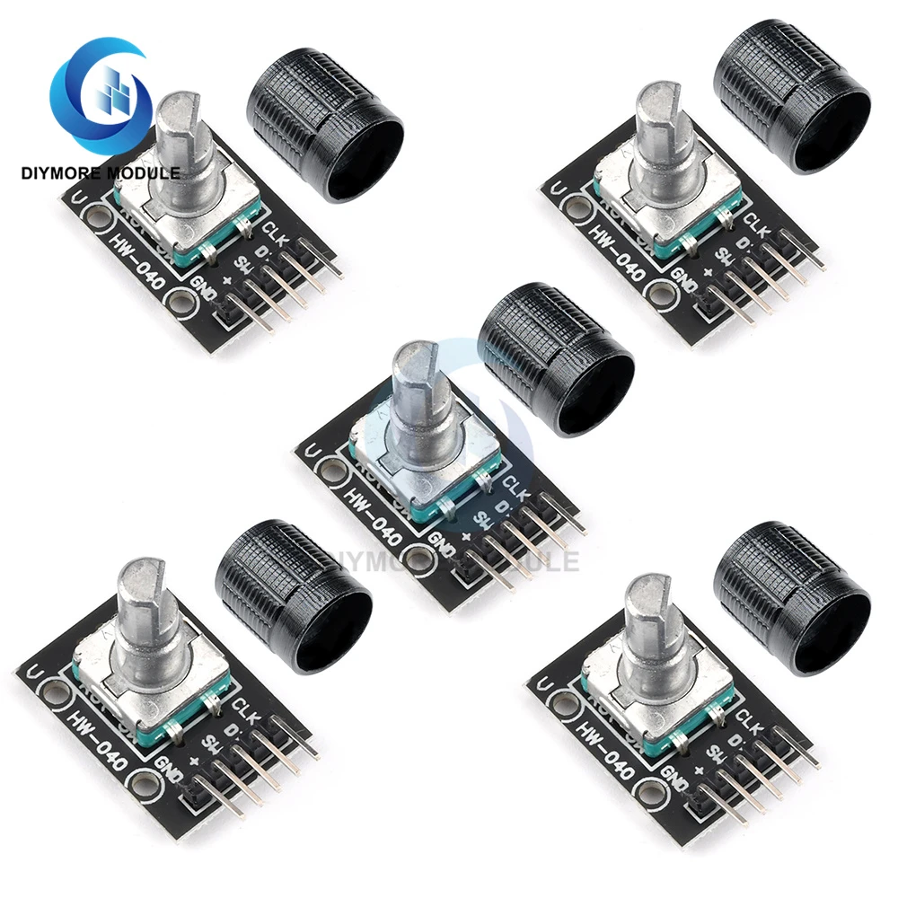 5pcs/lot Ky-040 Rotary Encoder Module With 15x16.5 Mm Potentiometer ...