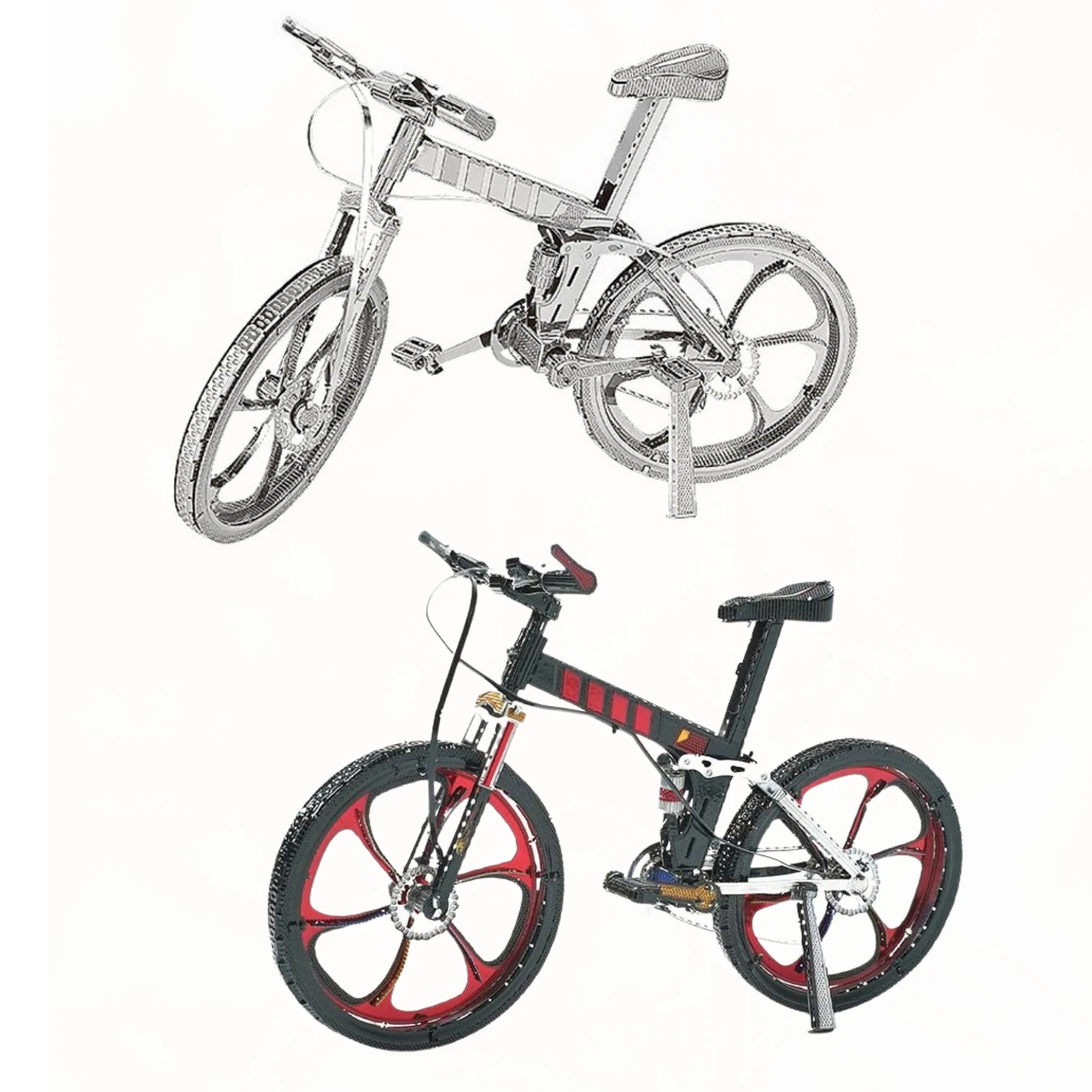 3D-Metal-Puzzle-Mountain-Bike-Dragonfly-Praying-Mantis-Colorful ...
