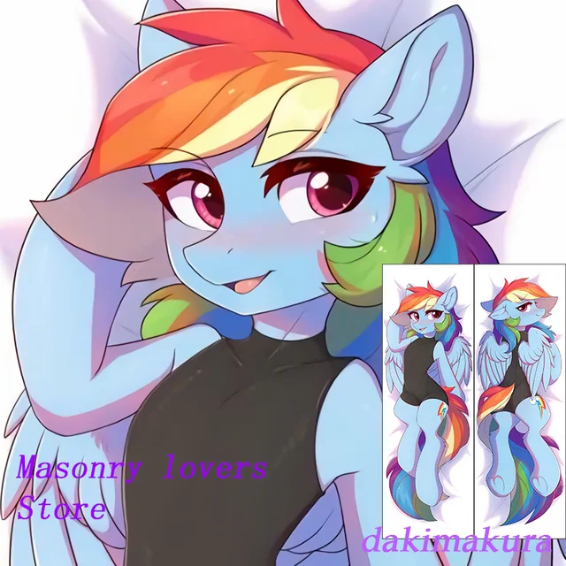 Dakimakura Pillow Rainbow Dash 3759