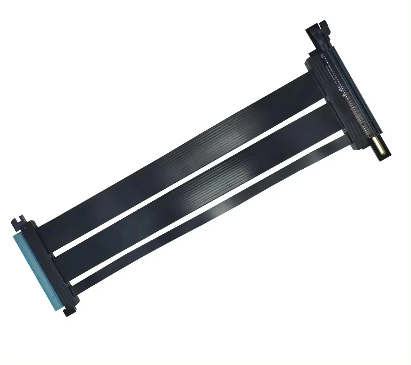 New-Black-90-Degree-Pcie-4-0-X16-Video-card-extension-cable-To-X16-Pci ...