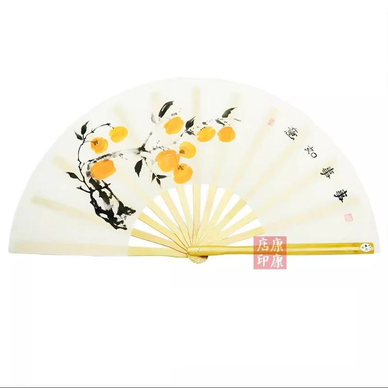 33-CM-Bamboo-Right-Hand-Fan-Tai-Chi-Performance-Fan-Martial-Arts-Fan ...
