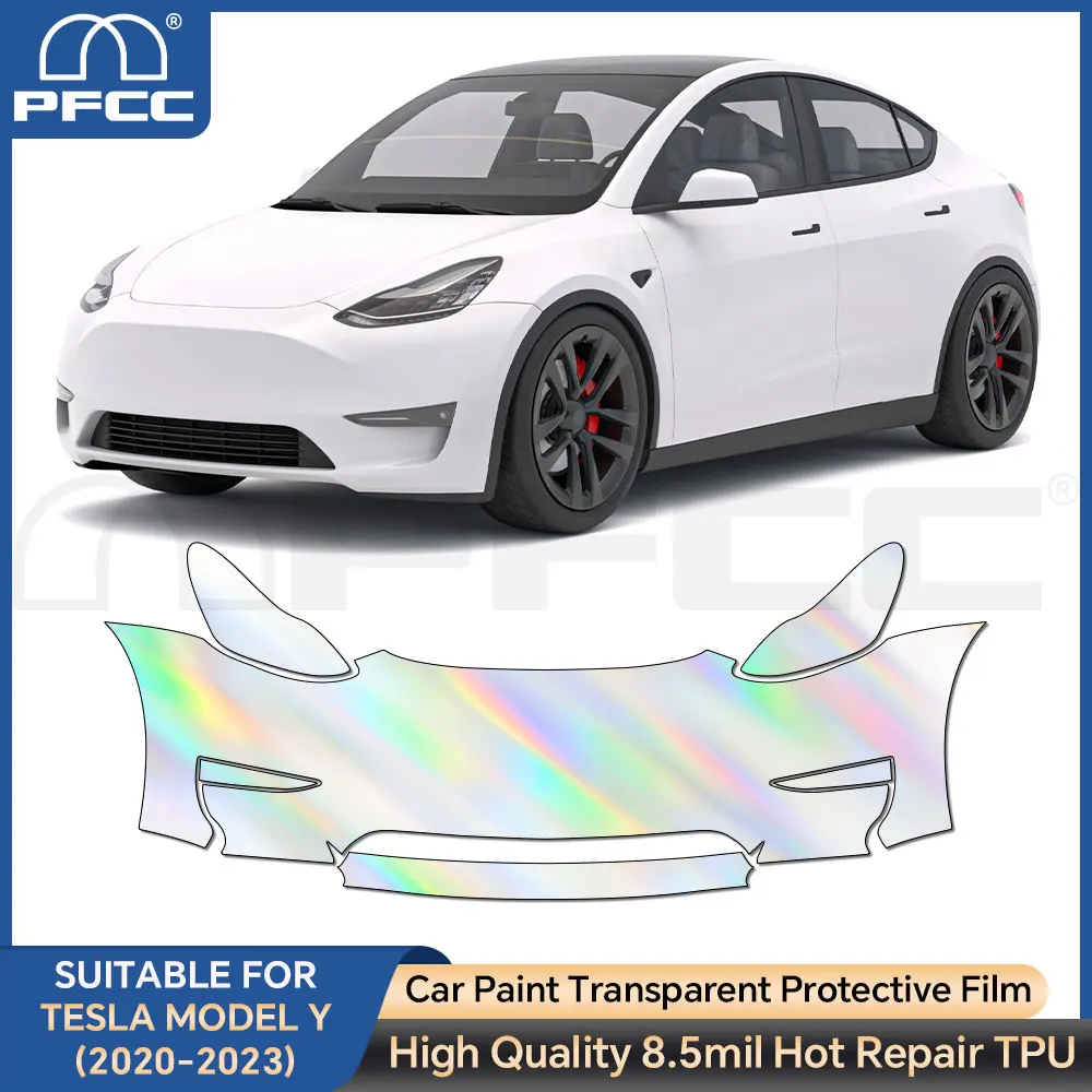 PFCC PPF Protection Film For Tesla Model Y 2020 2023 Pre-cut TPU Paint ...