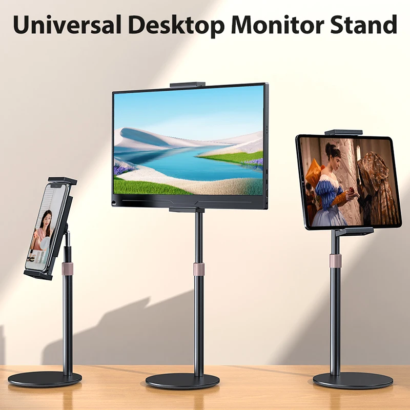 Suporte-do-monitor-de-altura-ajust-vel-Suporte-do-monitor-de-desktop ...