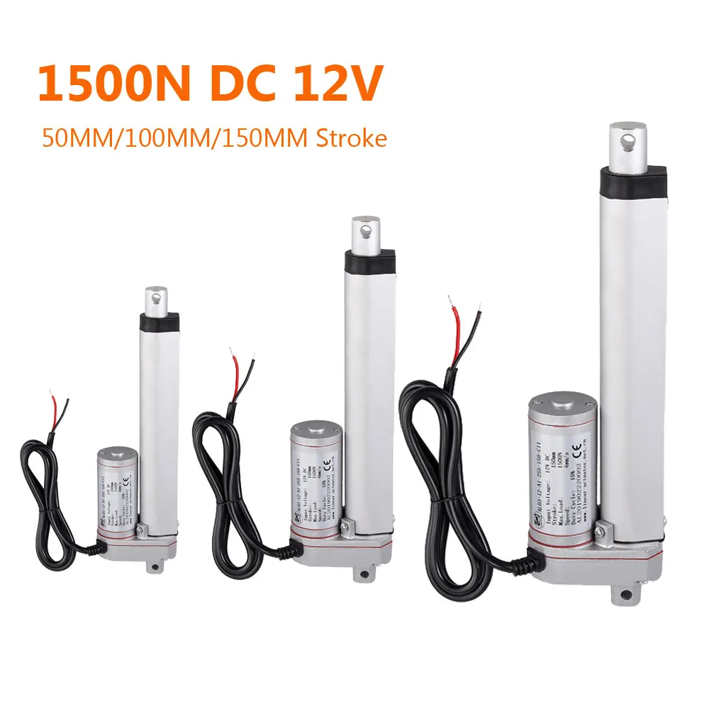 Electric-Linear-Actuator-100mm-Stroke-Linear-Motor-Controller-1500n-Linear-Actuator-DC-12V-50mm ...