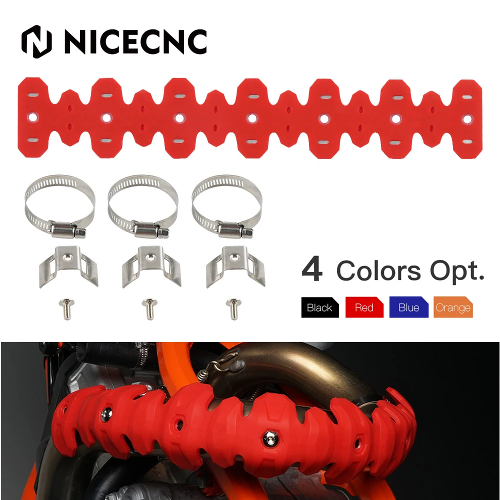 NICECNC 40cm/22cm 4 Stroke Exhaust Pipe Guard Protector For Honda CRF ...