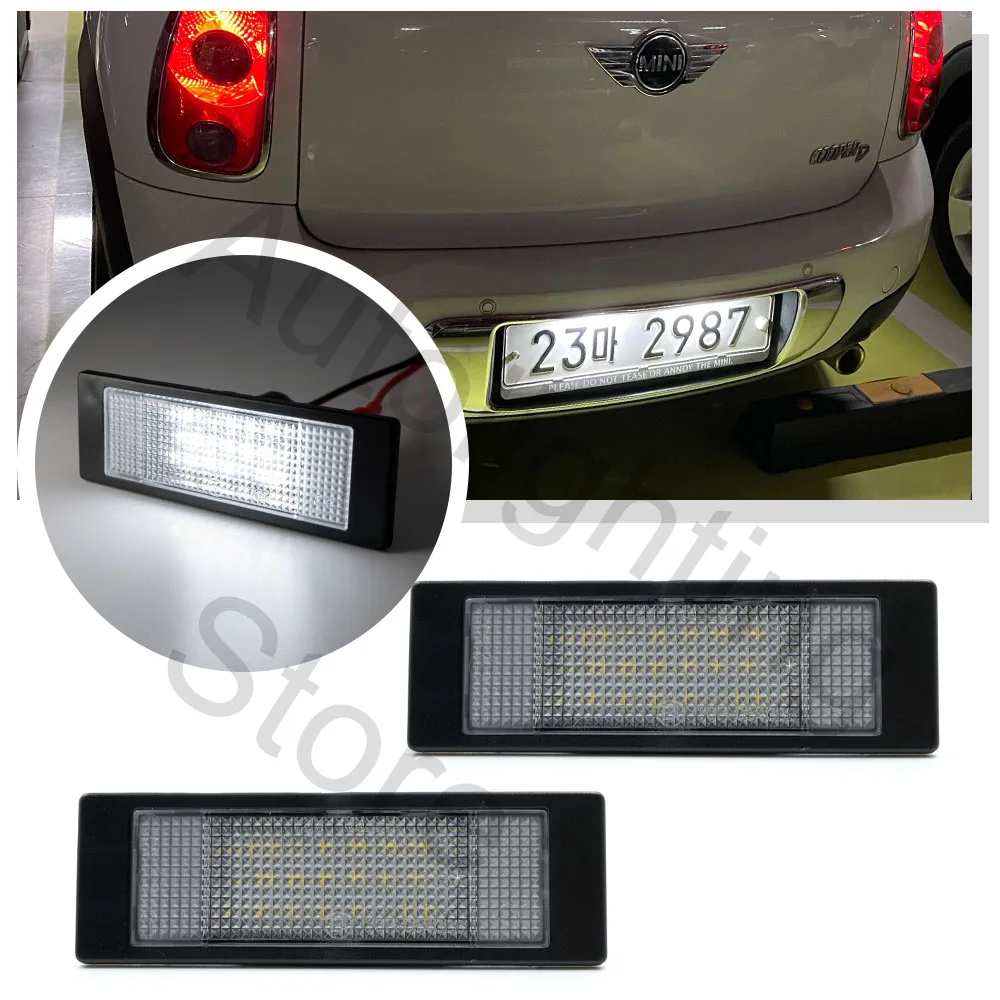 2pcs-Car-Full-LED-License-Number-Plate-Light-kit-for-Mini-Cooper ...