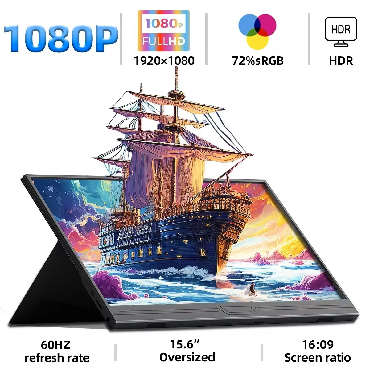 ZSUS-15-6-inch-draagbare-monitor-1080P-HDR-16-9-Laag-blauw-licht-voor ...