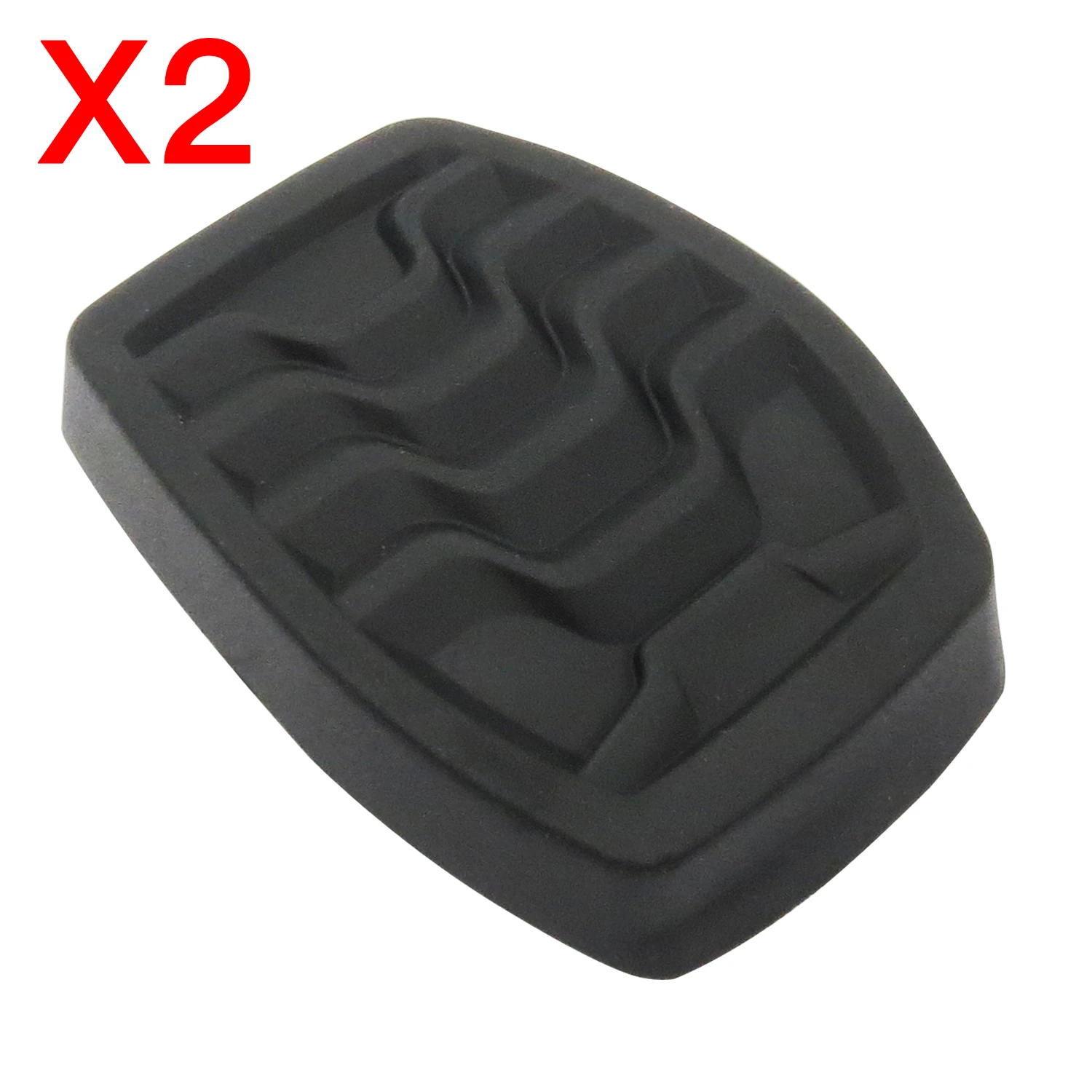 2X Clutch Brake Pedal Rubber Cover For Ford Transit Mk8 Courier Tourneo ...