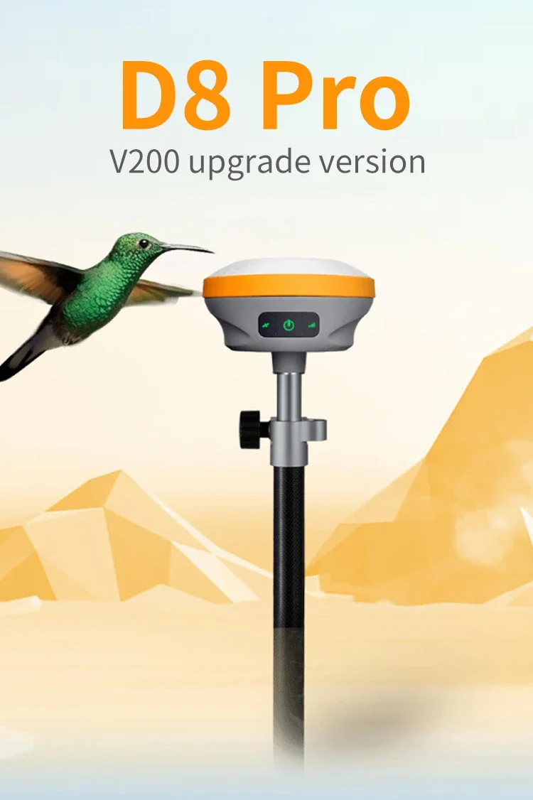 D8Pro GPS RTK GNSS Land Survey Новейшее обновление всего созвездия 800-канальной системы GNSS ...