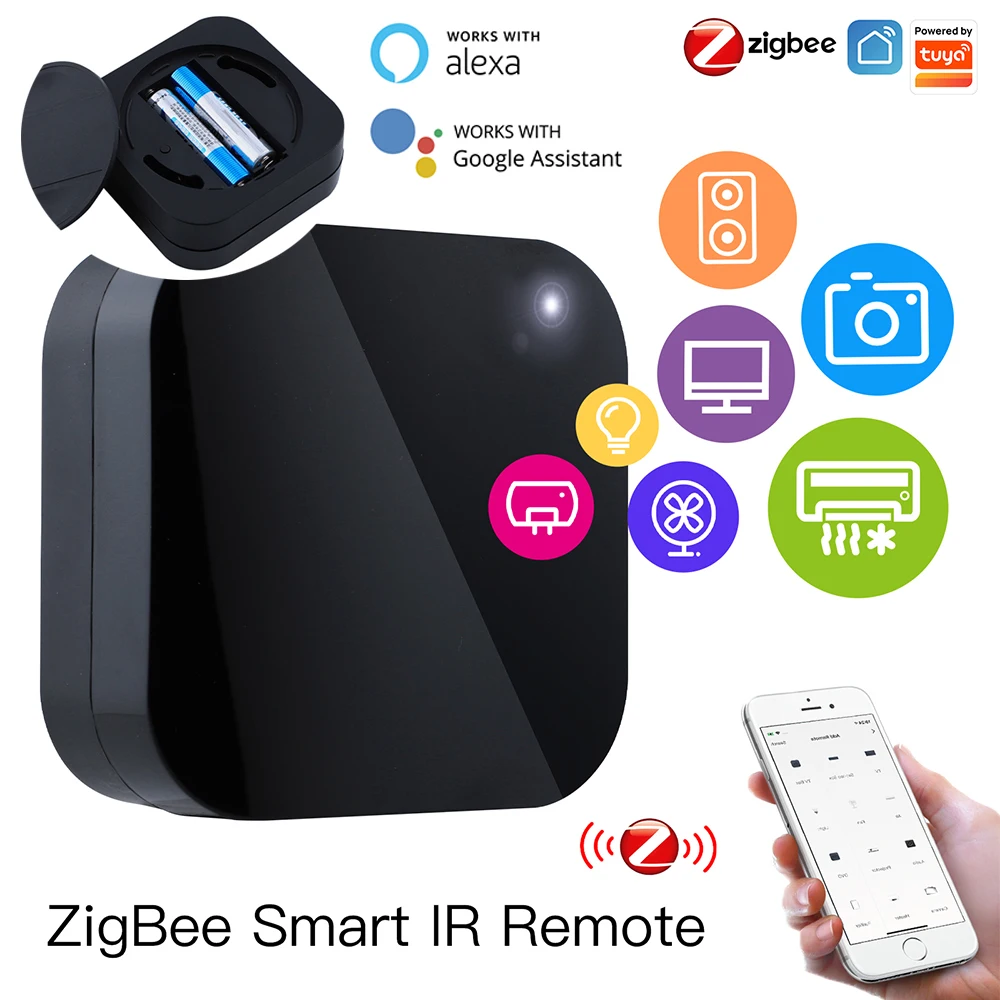 UFO-R11-ZigBee-Air-Conditioner-TV-IR-Remote-Works-With-Alexa-Google ...