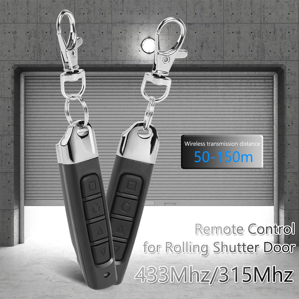 433MHz Auto Copy Remote Control Electric Garage Door Opener Remote ...