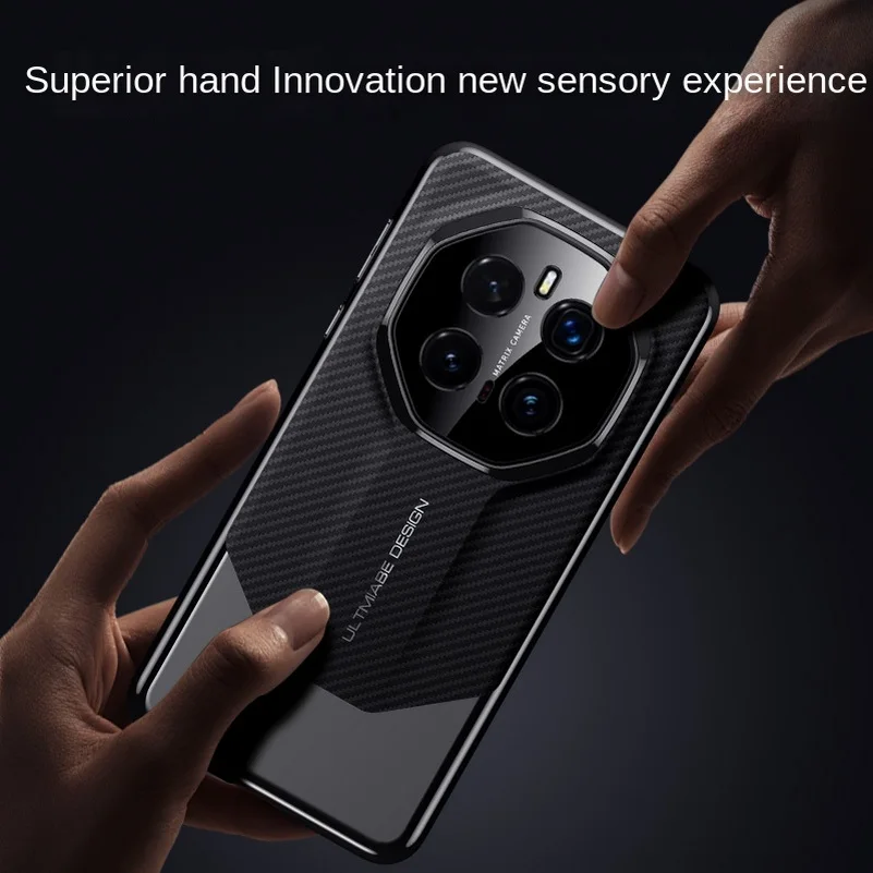Luxury Carbon Fiber Pattern Dynamic Camera Protection Case for Honor ...