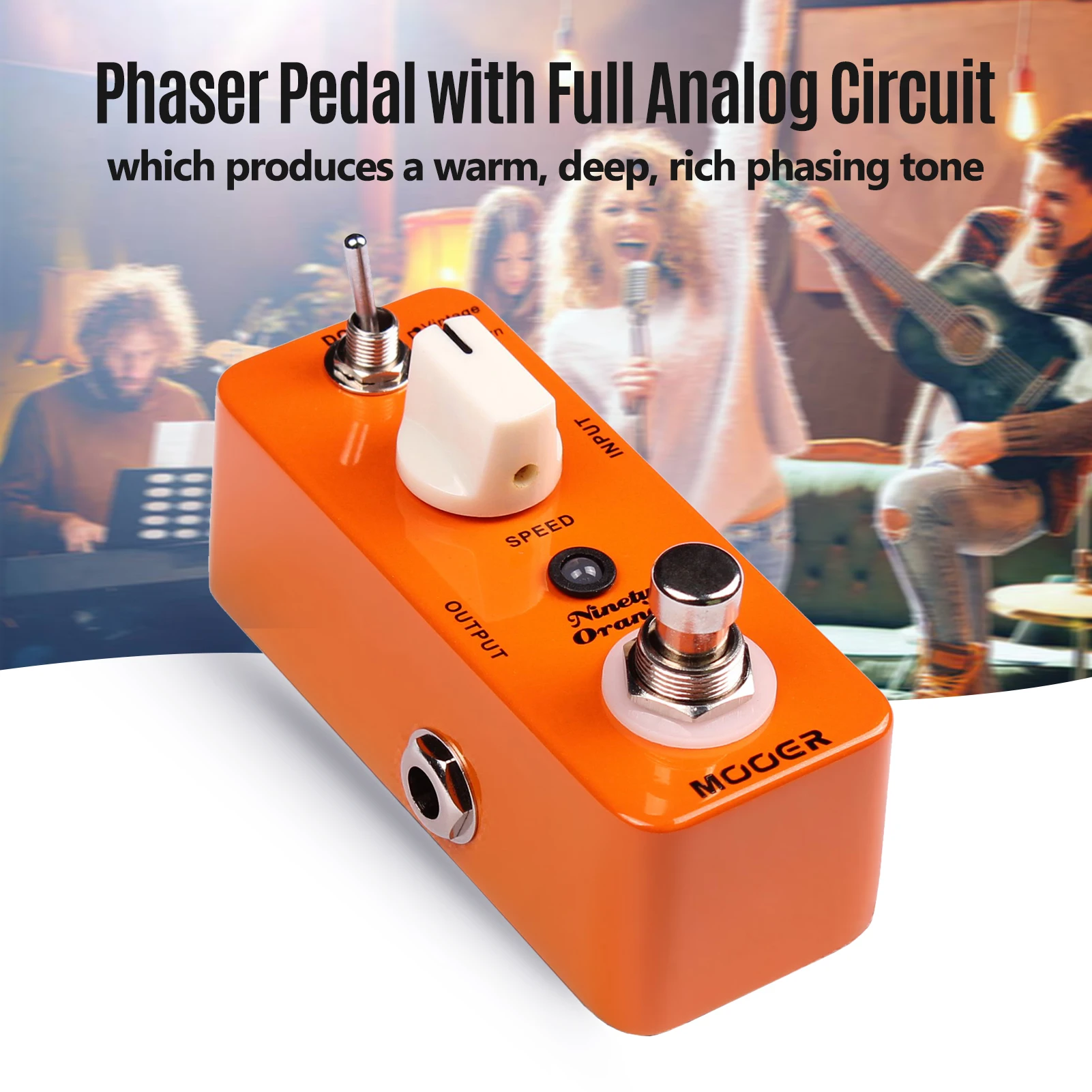 Mooer-Ninety-Orange-Micro-Mini-Analog-Phaser-Electric-Guitar-Effect ...