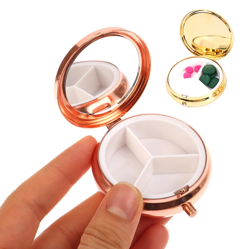 1-3-Grid-Circular-Metal-Medicine-Box-Travel-Pill-Capsule-Box-Drug ...