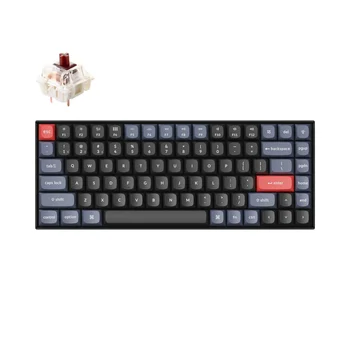 Keychron K2 Pro H QMK/VIA 무선 기계식 키보드, 완전 조립, 핫 스왑 가능, 더블 샷 PBT 키캡, RGB 백라이트