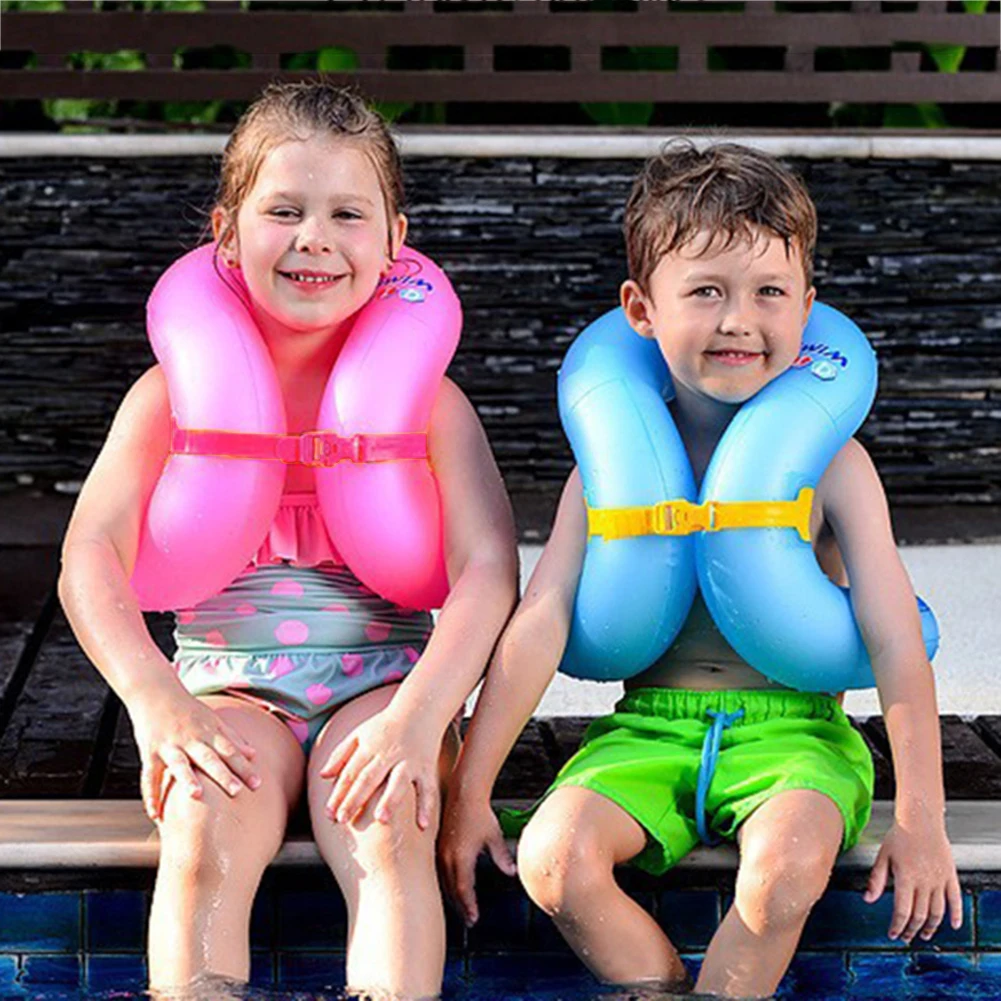 Inflatable-Floating-Swimming-Arm-Rings-Children-Adults-Buoyancy-Safety ...