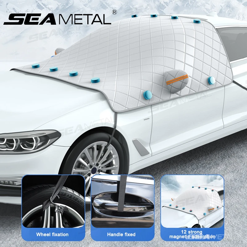 SEAMETAL-Car-Windshield-Snow-Cover-Automobile-Anti-Freeze-Windshield ...