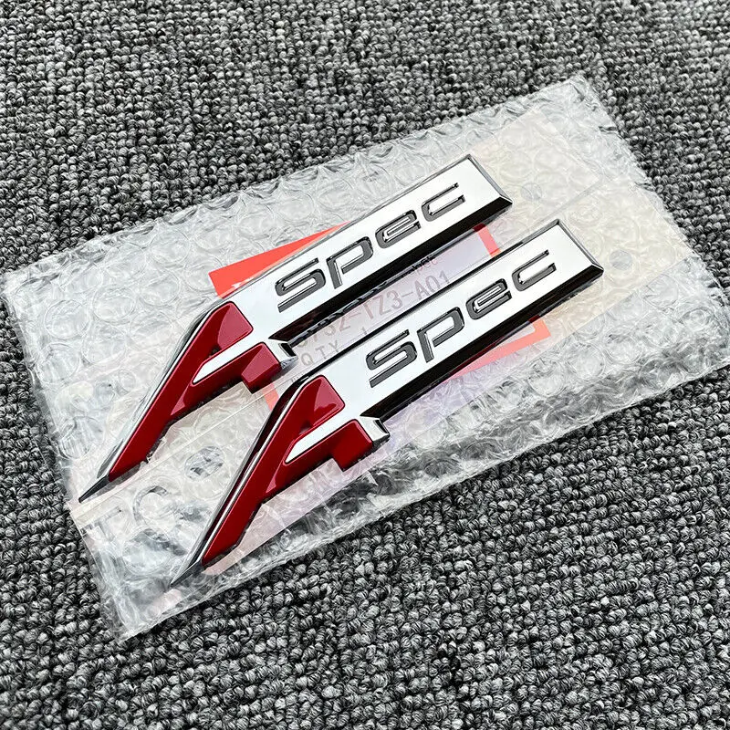 2PCS-FOR-Acura-Aspec-A-Spec-LOGO-Fender-Marker-Badge-Sport-Emblem ...