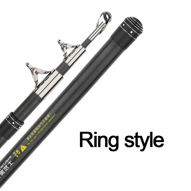 2.1-4.5M Carbon Fishing Rod 50kg above Superhard Long Distance Throwing ...