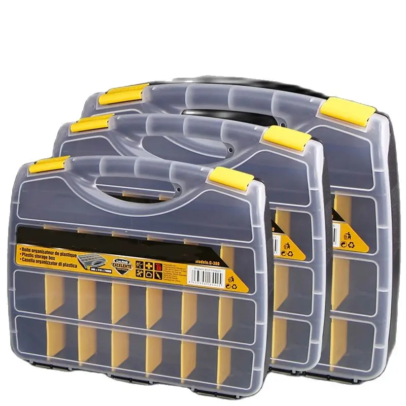 Caja de almacenamiento de tornillos de Metal portátil, herramientas de ...