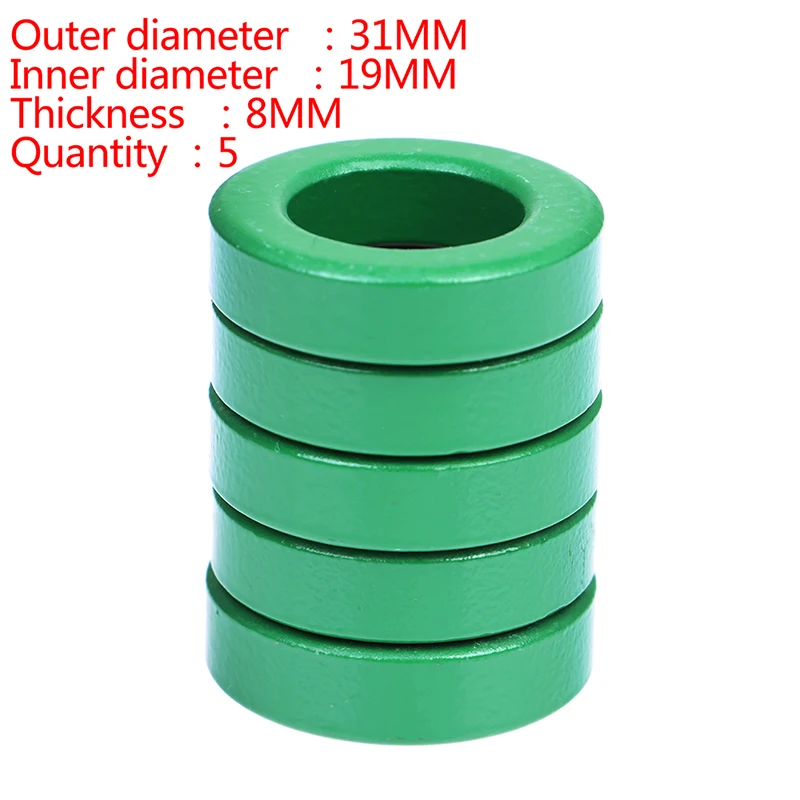 Mn-Zn Ferrite Filter Rings 10 Pcs OD5-16mm H5-17mm Nickel-zinc Ferrite ...