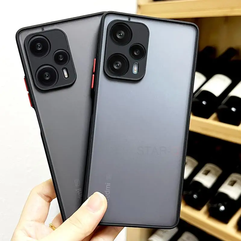 Poko-F5pro-Matte-Translucent-Hard-Case-For-Xiaomi-Mi-Poco-F5-Pro-F4-X4 ...