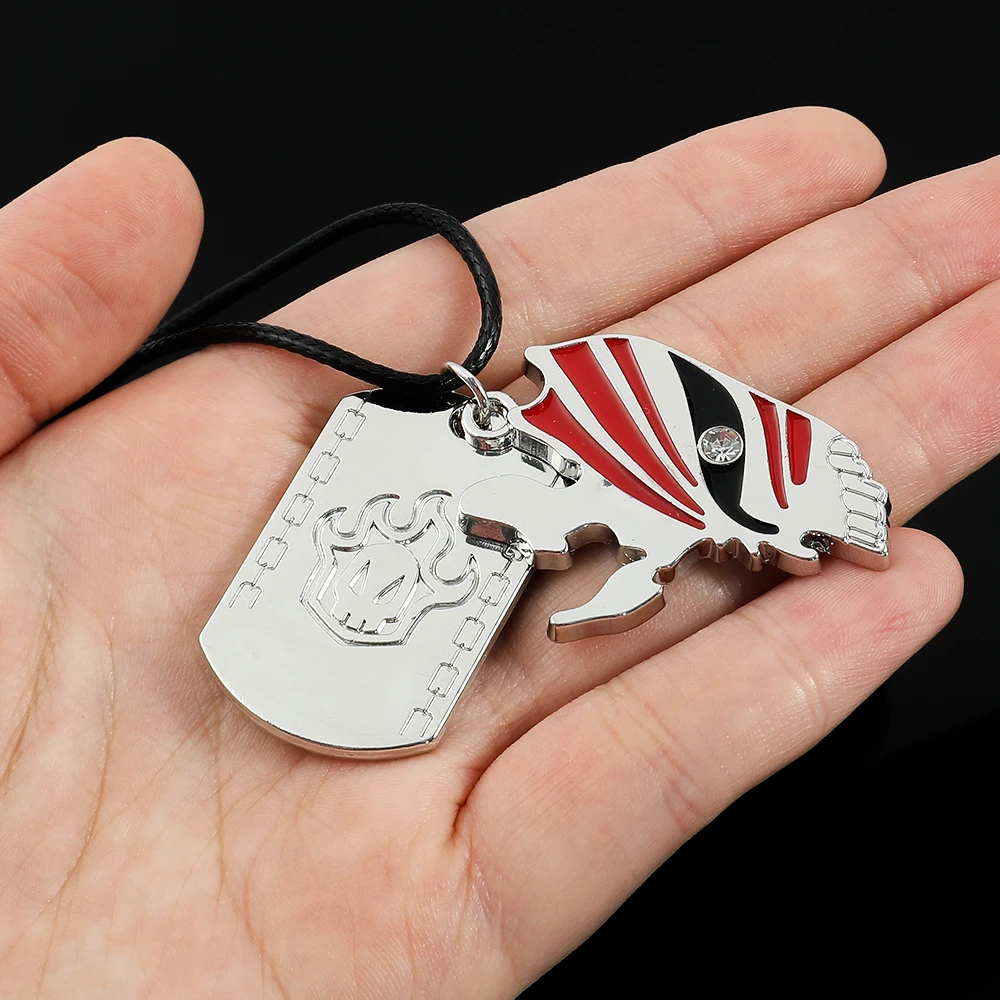 Japan Anime BLEACH Necklace Kurosaki Ichigo Figure Mask Pendant ...