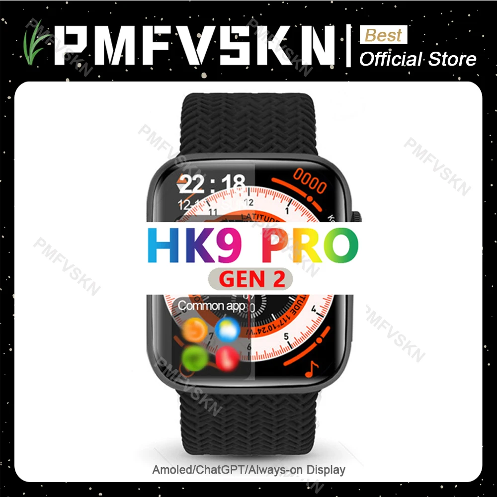 Reloj inteligente HK9 Pro Gen2 para hombre y mujer, accesorio de pulsera deportivo con Pantalla ...