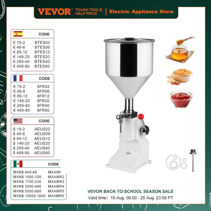 VEVOR-A03-Manual-Liquid-Filling-Machine-5-50-ML-Commercial-Liquid ...