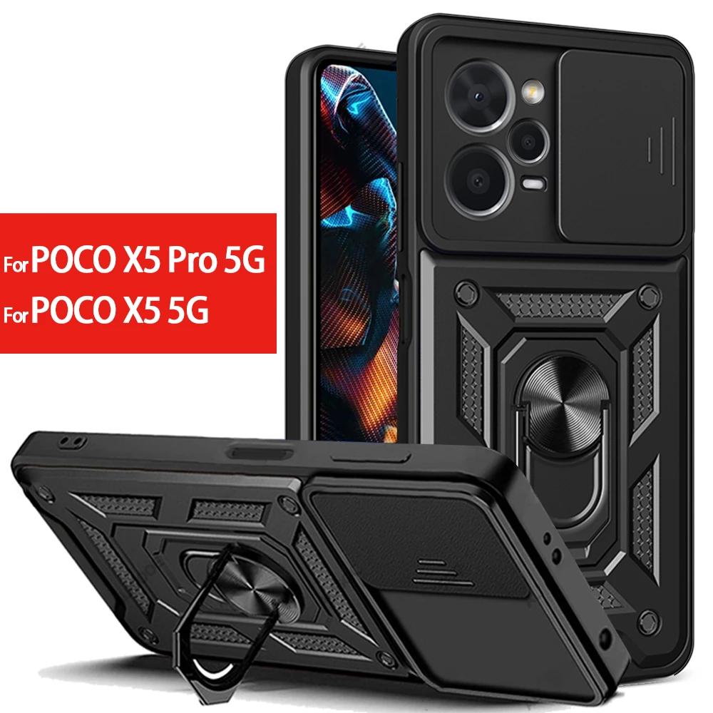 Capa para Capa POCO X5 Pro Capa de Proteção de Lente Deslizante para ...