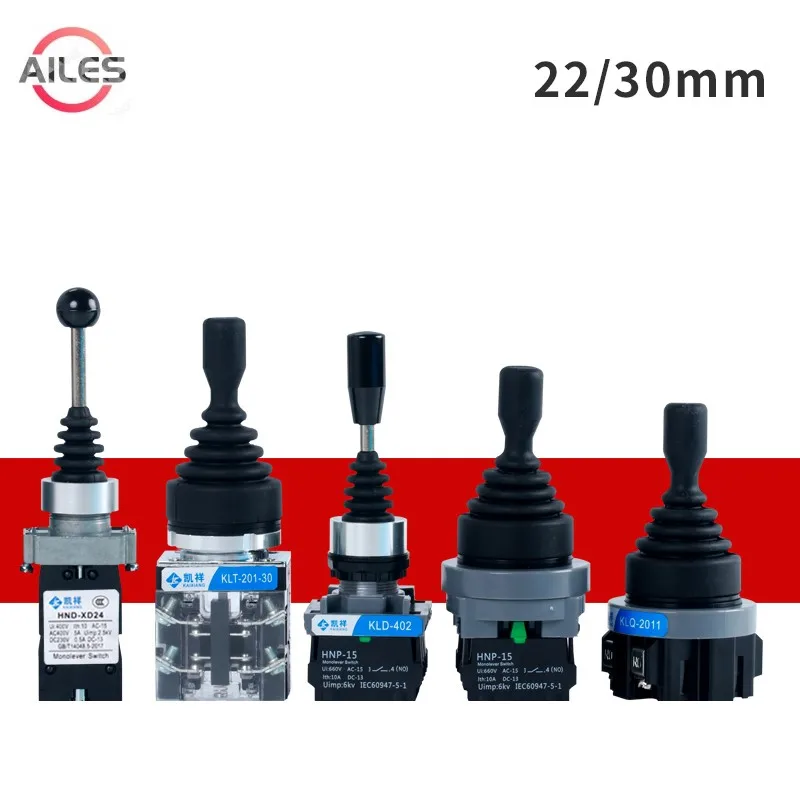 30mm 22mm Joystick Switches 2way 4way Self Latching Momentary Reset ...
