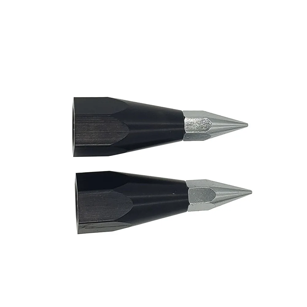 2PCS-Prism-Pole-sharp-Point-with-Replaceable-Tip-5-8-Internal-thread ...