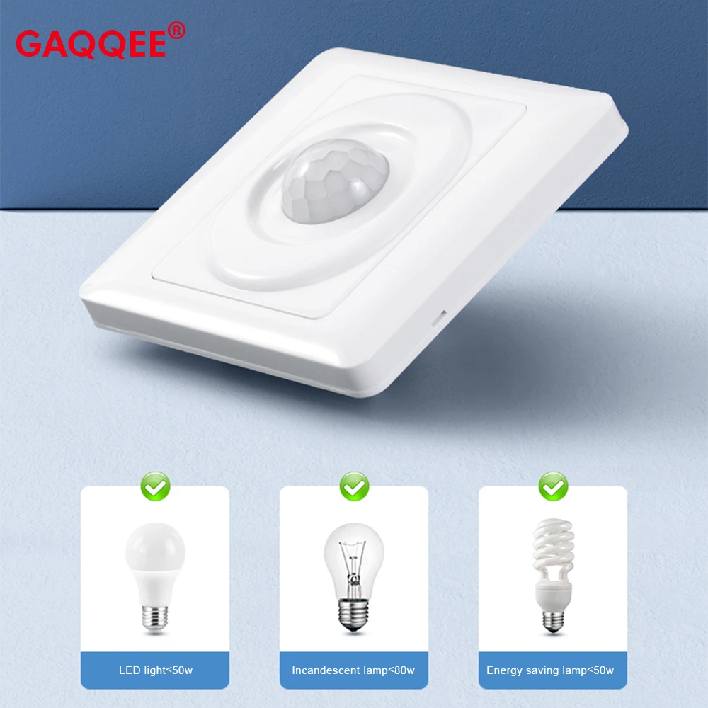 Ac 220v Led Pir Motion Sensor Light Switch | Pir Infrared Motion Sensor ...