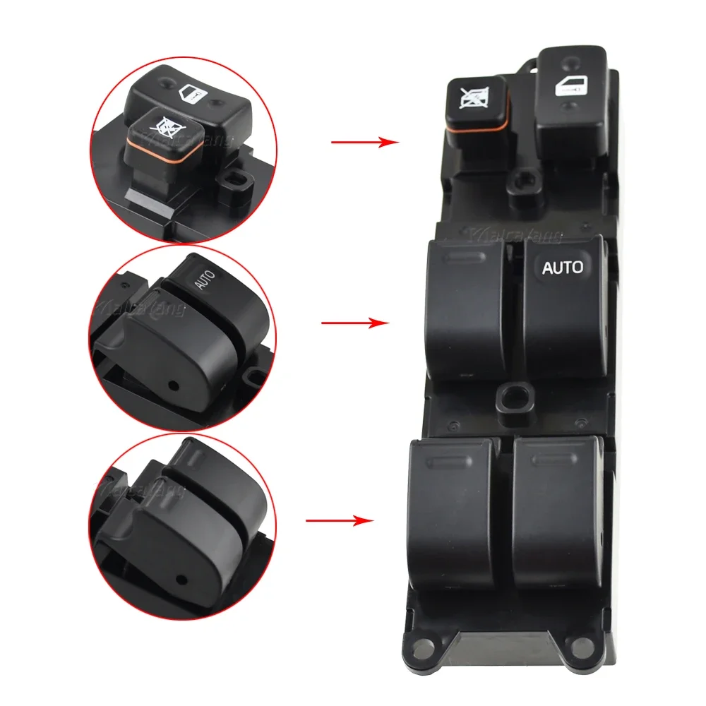 RHD 84820-35020 84810-32070 Electric Power Window Master Switch For ...