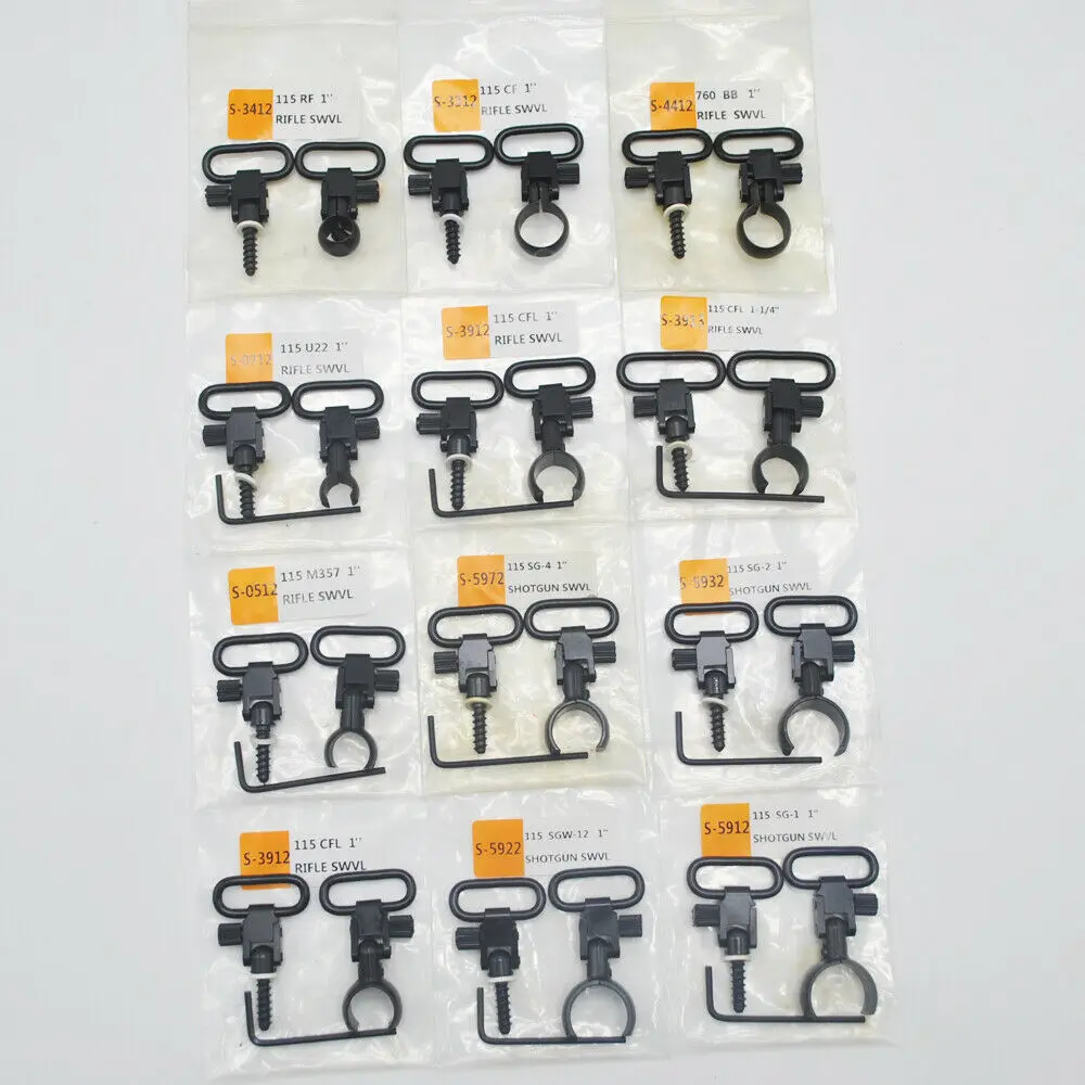 Tactical-QD-Quick-Detach-Sling-Mount-Swivels-Adapter-For-Rifle-Shotgun ...