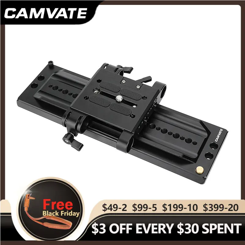 Camvate 12" Arri Dovetail Plate And Quick Release Qr Baseplate With ...