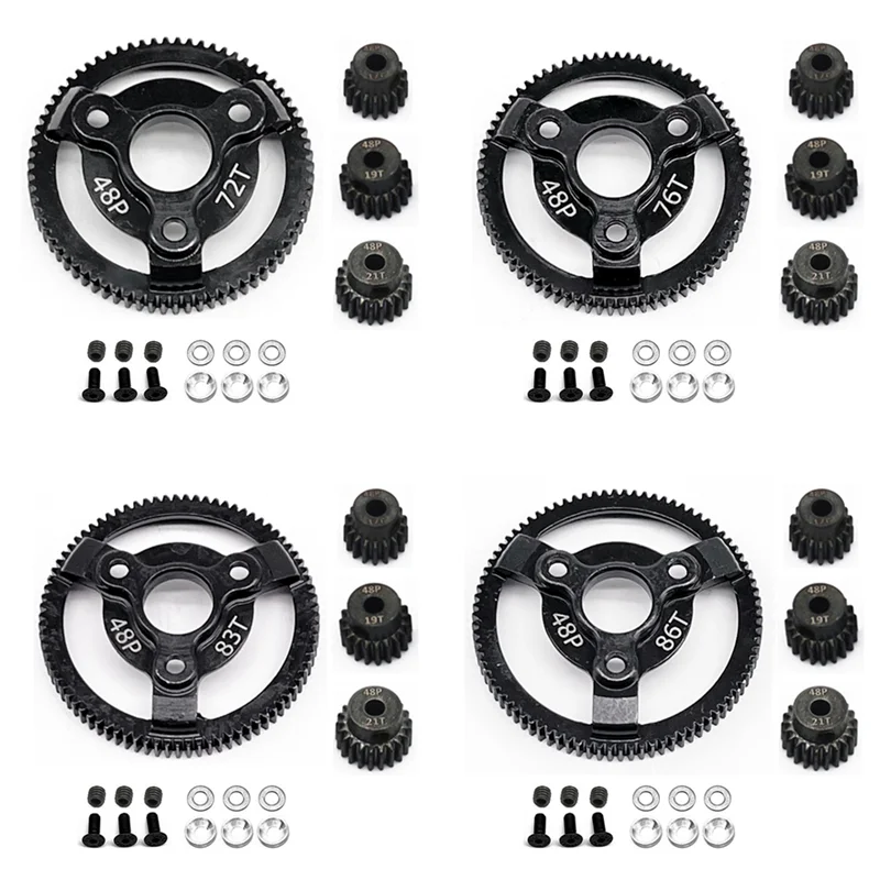 Engranaje-recto-de-acero-endurecido-con-pi-n-para-Traxxas-Slash-2WD ...