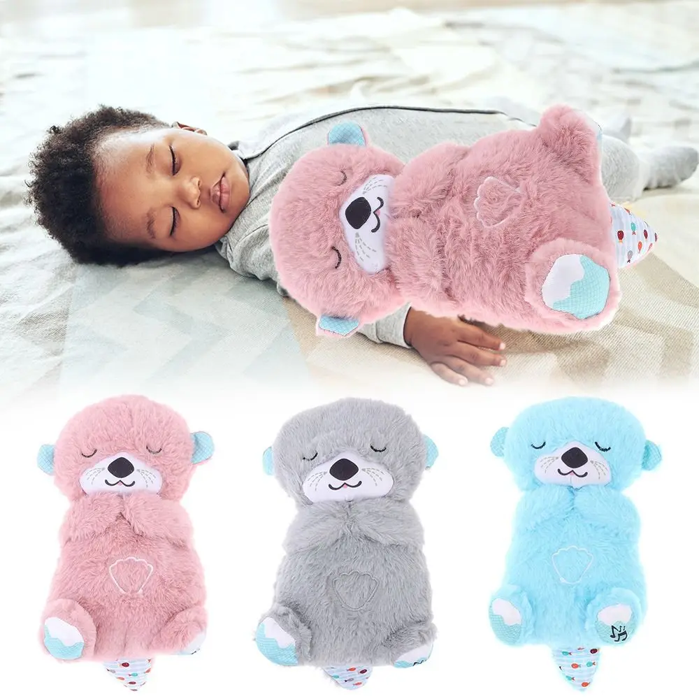 Soothing-Sleeping-Otter-Toy-Sleep-and-Playmate-Otter-Musical-Stuffed ...