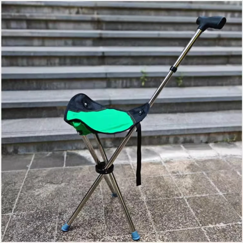 Convertible Hiking Stick with Seat - Telescoping Trekking Pole for ...