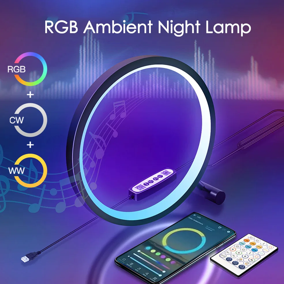 Smart-Led-RGB-Night-Light-Bluetooth-Control-RGB-Led-Mood-Light-Music ...