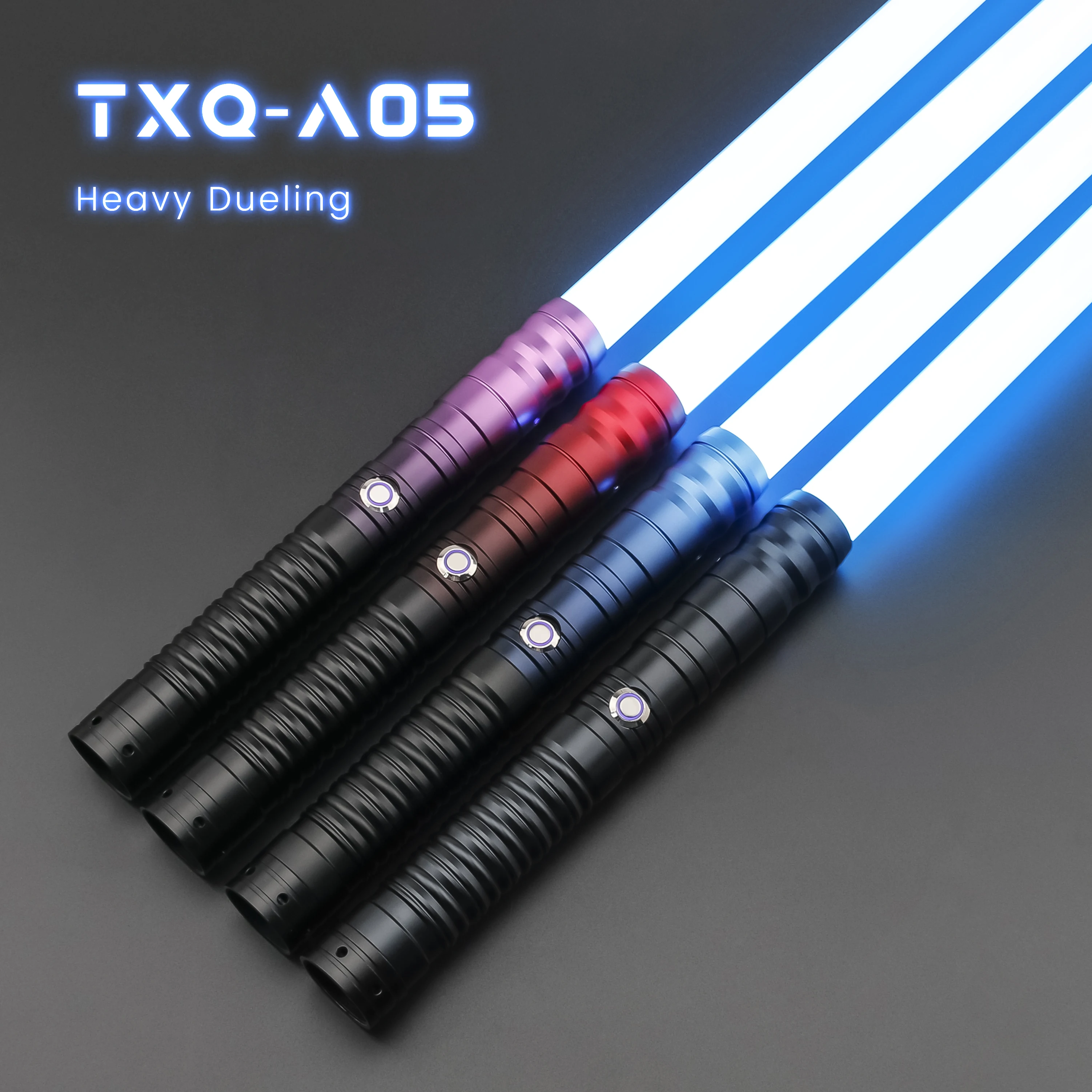 TXQSABER-Smooth-Swing-RGB-Lightsaber-4-set-Soundfonts-12-Colors-Change ...