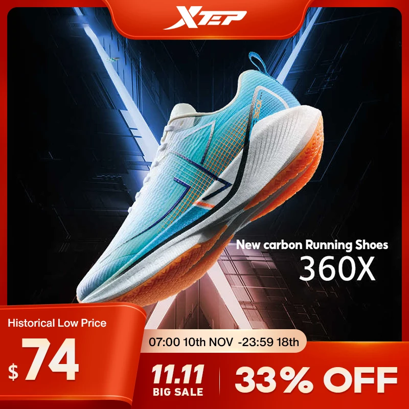 Xtep-360X-Professional-Running-shoes-Men-s-Carbon-Plate-Marathon-PB ...