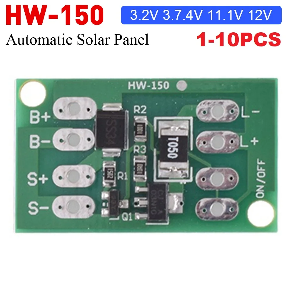 1-10PCS-Solar-Battery-Charger-Module-3-2V-12V-Automatic-Solar-Lithium ...