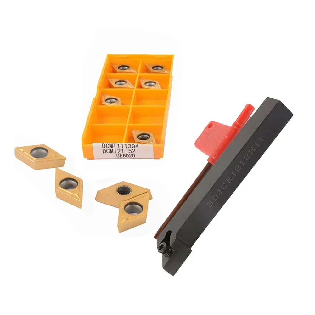 Insert-Turning-Tool-10x-DCMT11T304-UE6020-T15-Wrench-Alloy-Steel ...