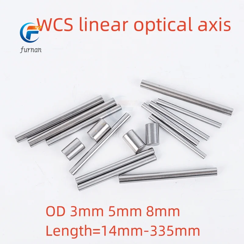 3mm 5mm 8mm OD WSC linear optical axis Cylinder Rail Chrome Plated ...