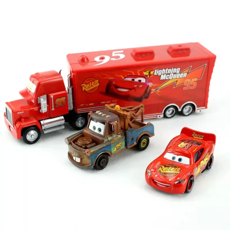 Disney-Cars-Lightning-McQueen-Mack-Mater-Animation-Cartoon-Truck-Alloy ...