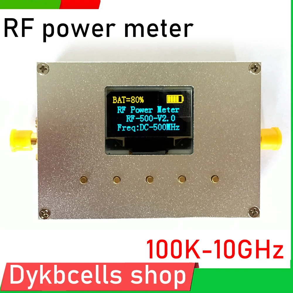 100K-10GHz-RF-Power-Meter-V2-0-OLED-RF-Display-Power-Loss-Digital ...