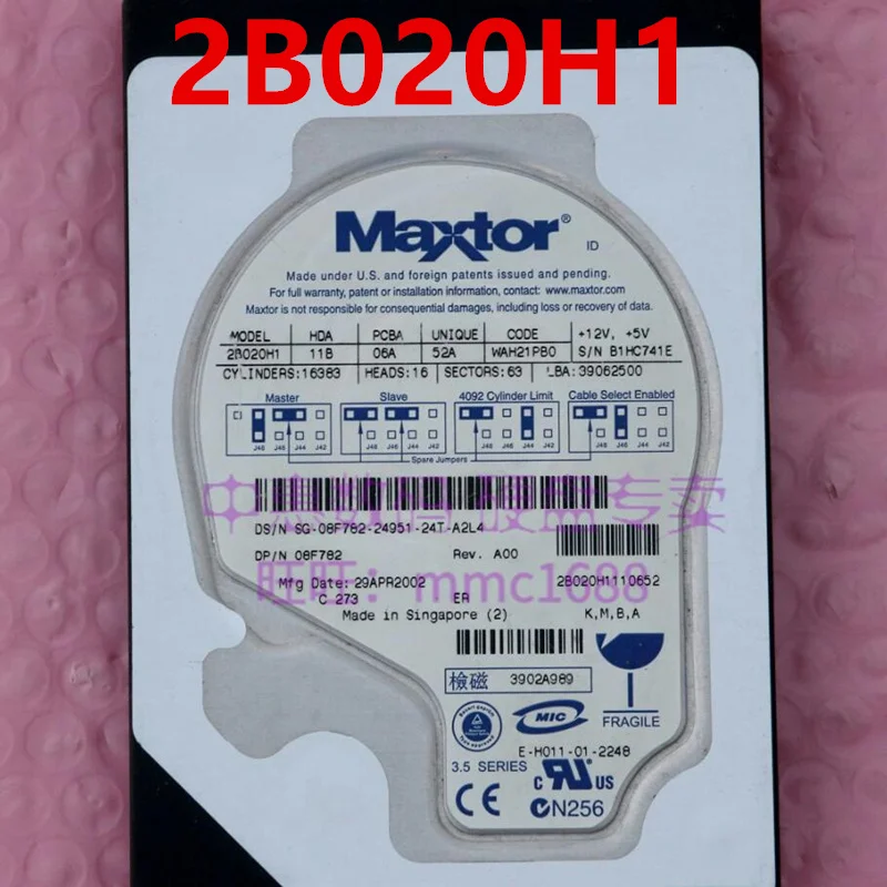 Original-Disassembly-Hard-Disk-For-Maxtor-20GB-4-3GB-60GB-3-5-2MB-IDE ...