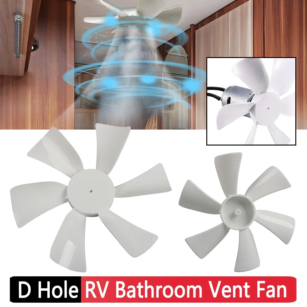 RV-Bathroom-Vent-Fan-D-Hole-Replacement-Vent-Fan-Blade-6-Blades-Range ...