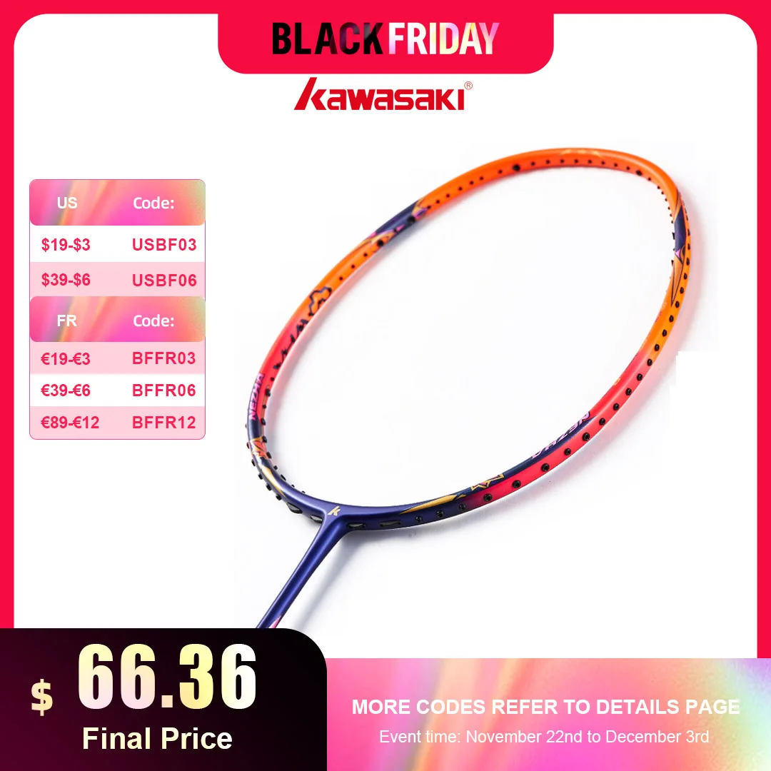 Kawasaki-5U-Badminton-Racket-Professional-Super-Light-Offensive-Type ...